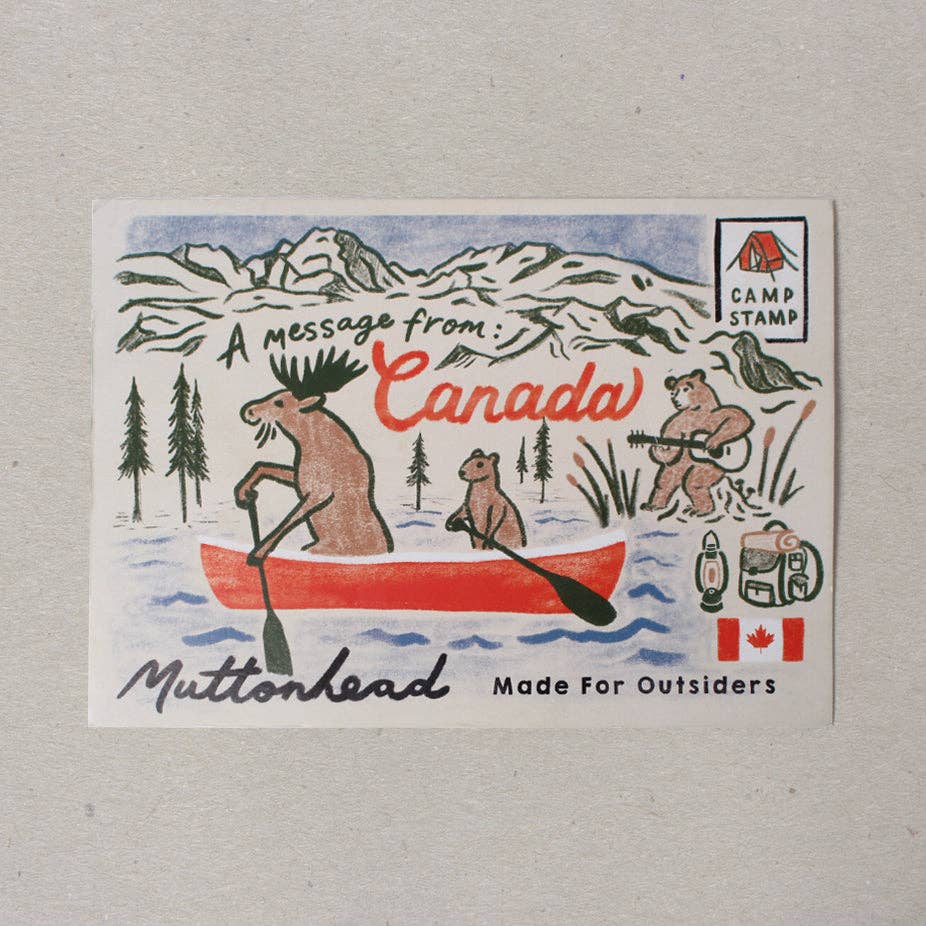Muttonhead - Postcard - A message from Canada - CAMP series — Home & Well